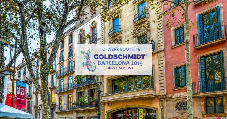 Join TOFWERK at Goldschmidt 2019